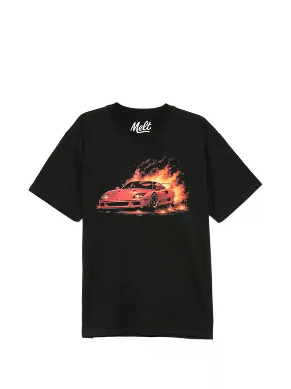 MELT Graphic-print T-shirt - Black