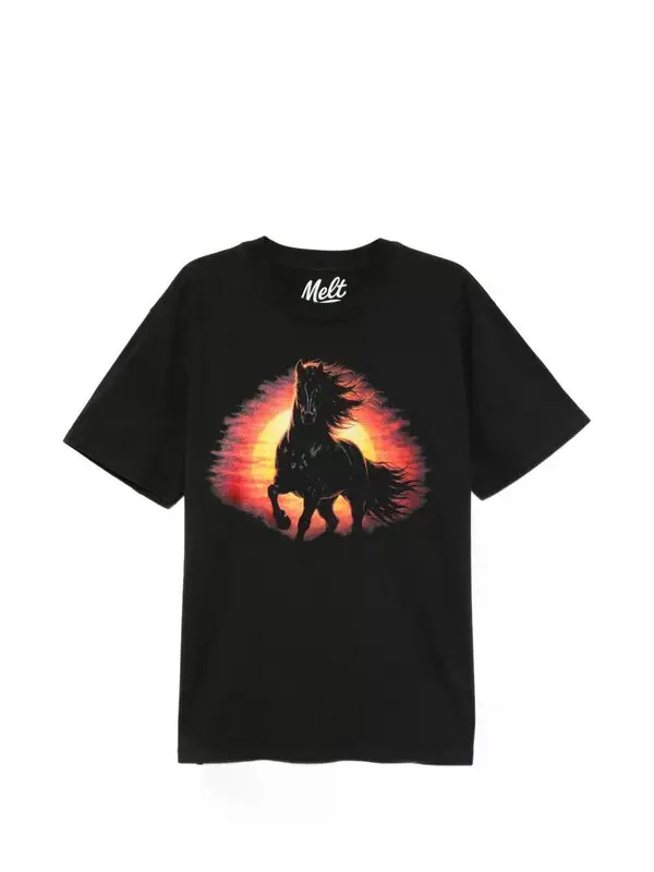 MELT Horse-print T-shirt