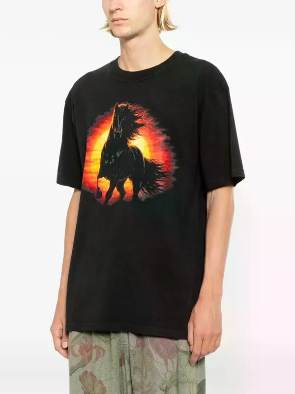 MELT Horse-print T-shirt