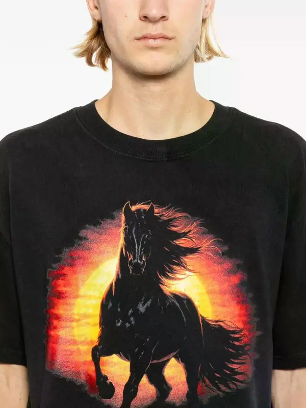 MELT Horse-print T-shirt