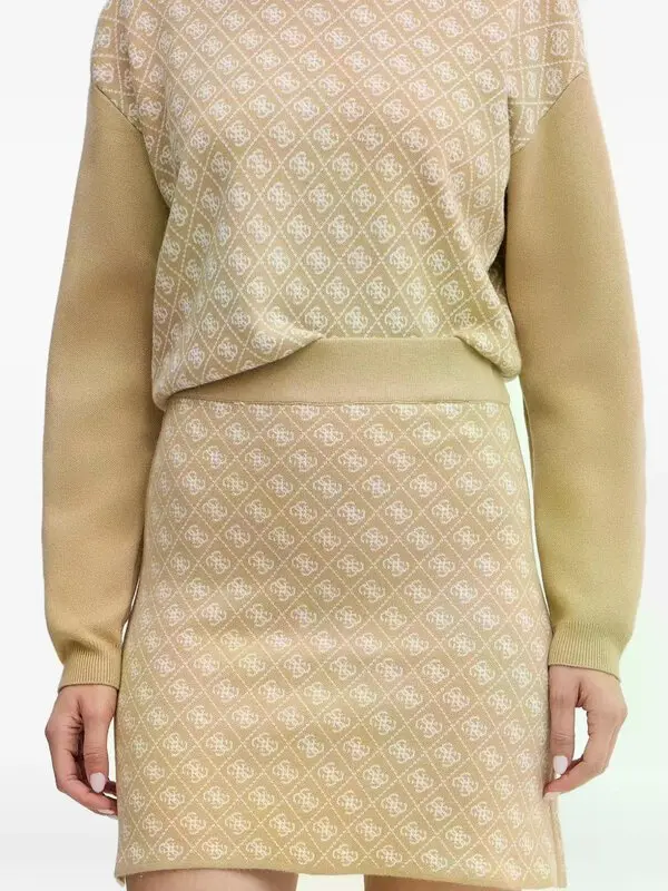 Guess Aubrey Wool Mini Skirt