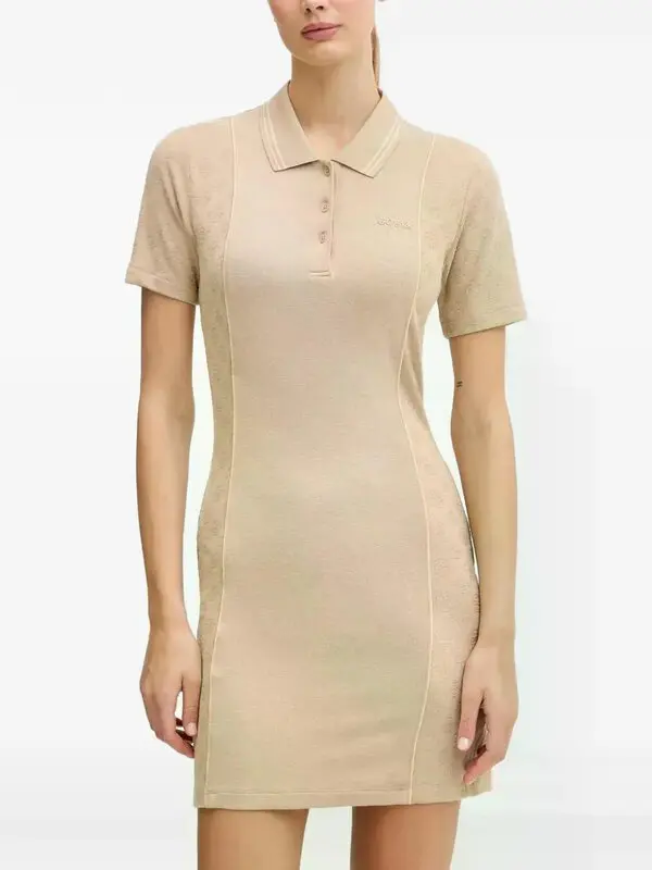 Guess Eco Mini Polo Dress - Neutrals