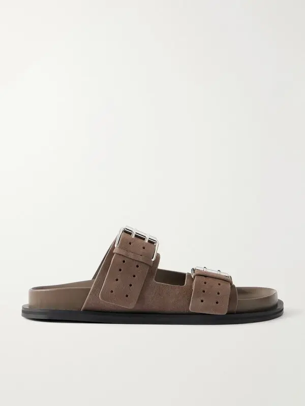 A.emery Leon Suede Sandals - Brown