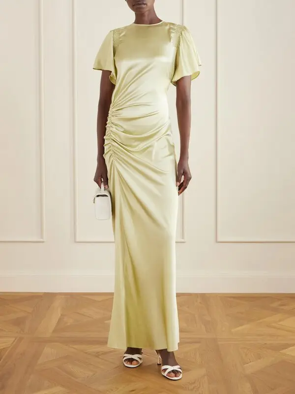 Veronica Beard Silk-blend Satin Gown