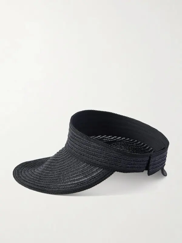 Eugenia Kim Trixie Raffia Sunhat - Black