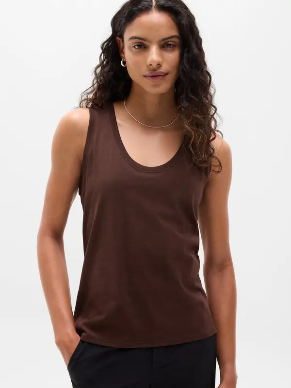 Athleta Favorite Cotton Tank - Woodland