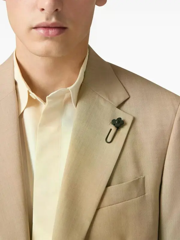 LARDINI Single-breasted Blazer - Neutrals