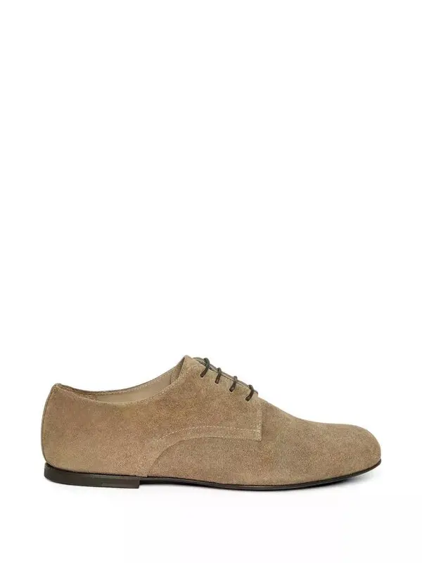 LARDINI Suede Derby Shoes
