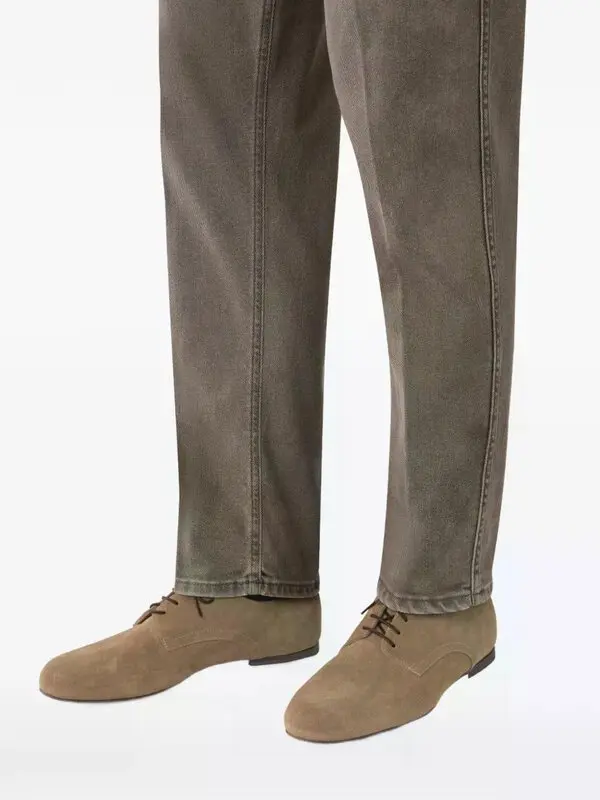 LARDINI Suede Derby Shoes