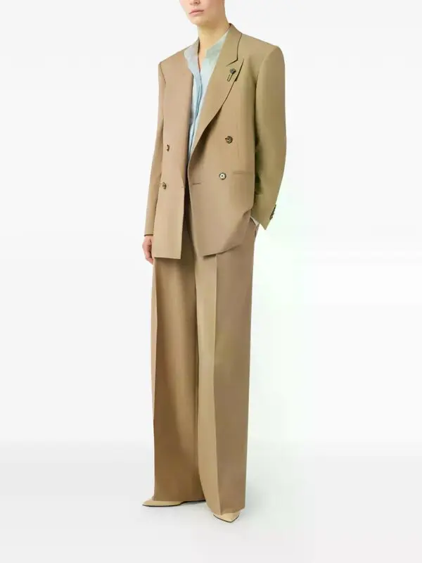 LARDINI Double-breasted Peak-lapel Blazer