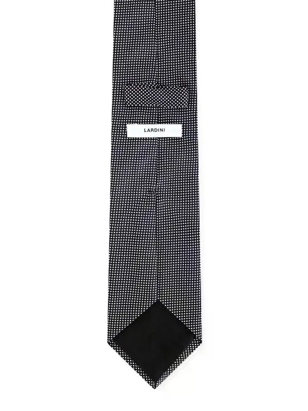 LARDINI Micro-dot Silk Neck Tie