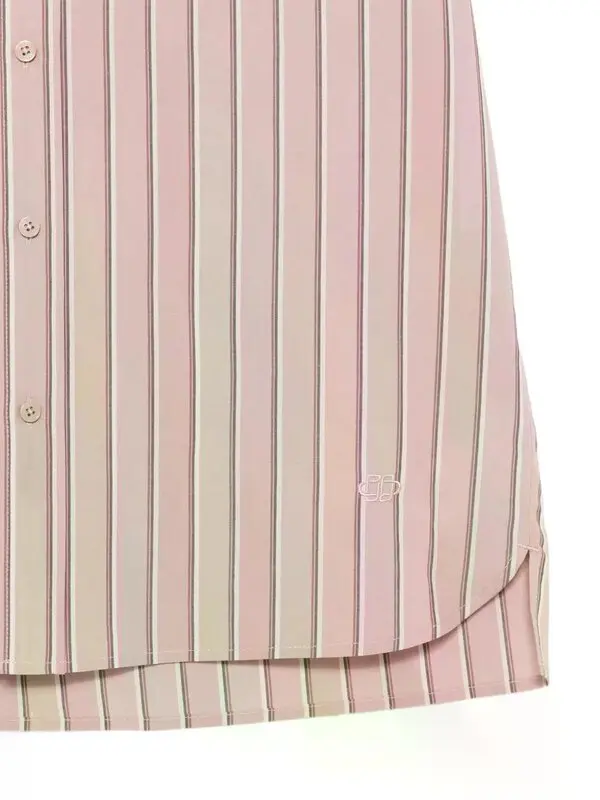 Simkhai Striped-pattern Short-sleeve Shirt