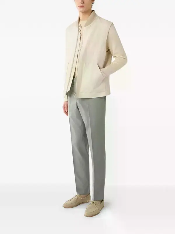 LARDINI Flat-front Trousers