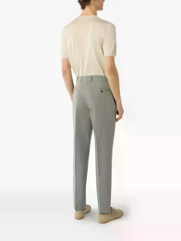 LARDINI Flat-front Trousers