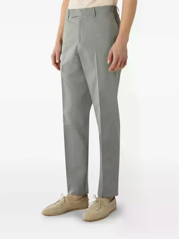 LARDINI Flat-front Trousers