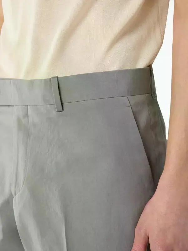 LARDINI Flat-front Trousers
