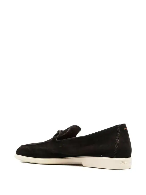 Santoni Malibu Bow-detail Loafers - Brown