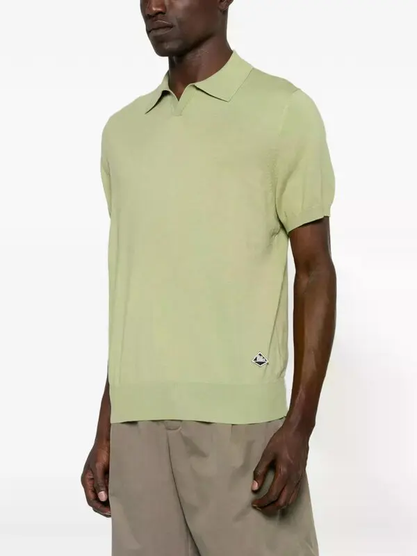 ROY ROGER'S Logo-patch Polo Shirt - Green