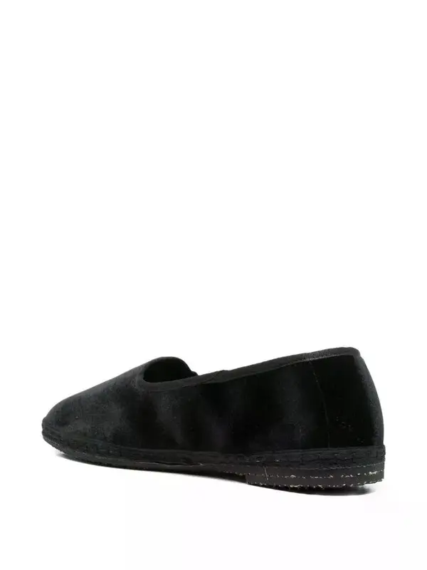 Manebí Velvet Loafers With Grosgrain Ribbon Trim