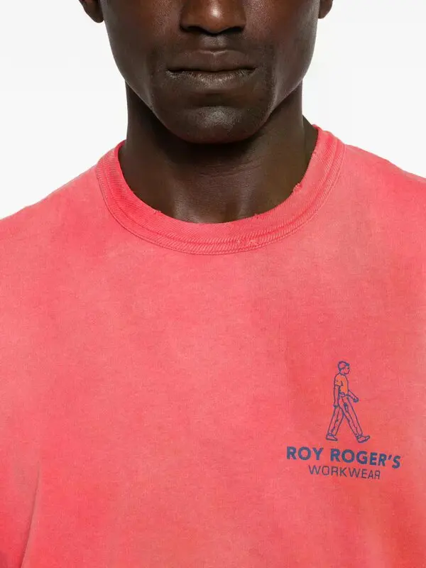 ROY ROGER'S Logo-print T-shirt
