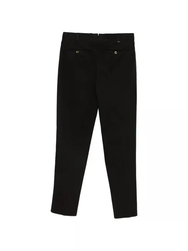 PT TORINO Tapered-leg Trousers - Black