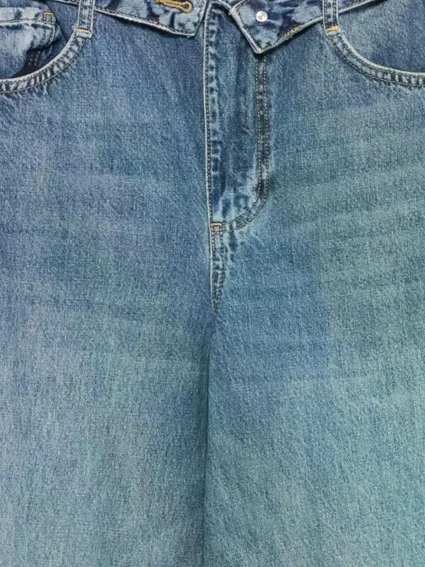 Liu Jo Button Baggy Jeans
