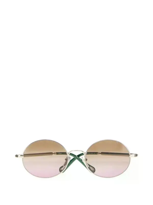 Chloé Aly Round-frame Sunglasses - Silver