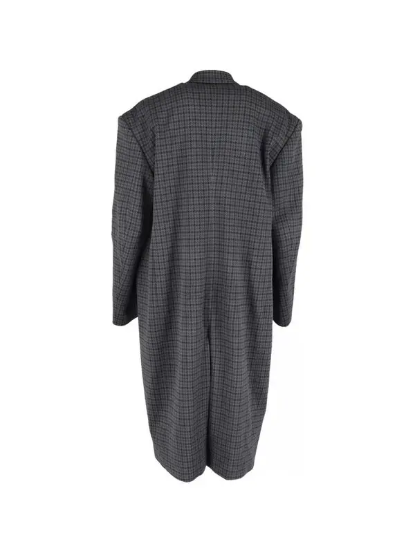 Balenciaga Houndstooth Oversized Coat