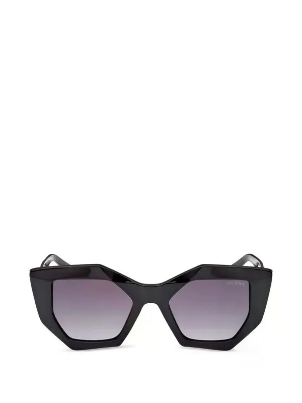 Guess Geometric-frame Sunglasses - Black