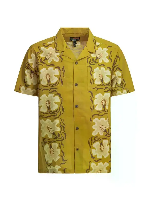 Patagonia Floral-print Short-sleeved Shirt - Yellow