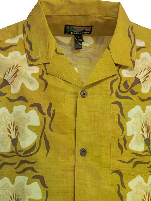 Patagonia Floral-print Short-sleeved Shirt - Yellow