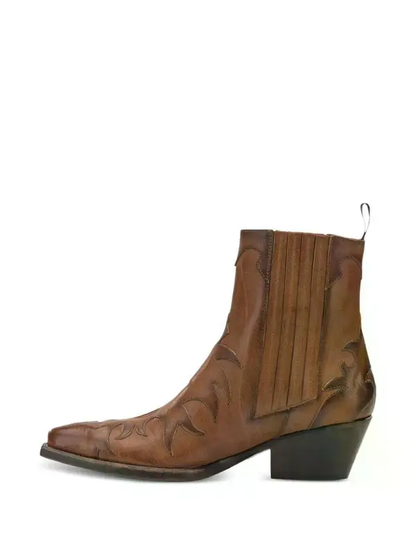 Sartore Leather Cowboy Boots