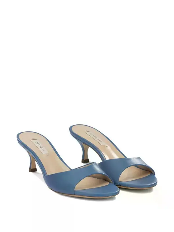 Casadei Leather Kitten-heel Pumps