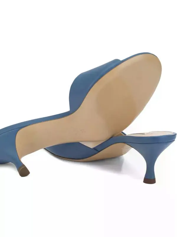 Casadei Leather Kitten-heel Pumps