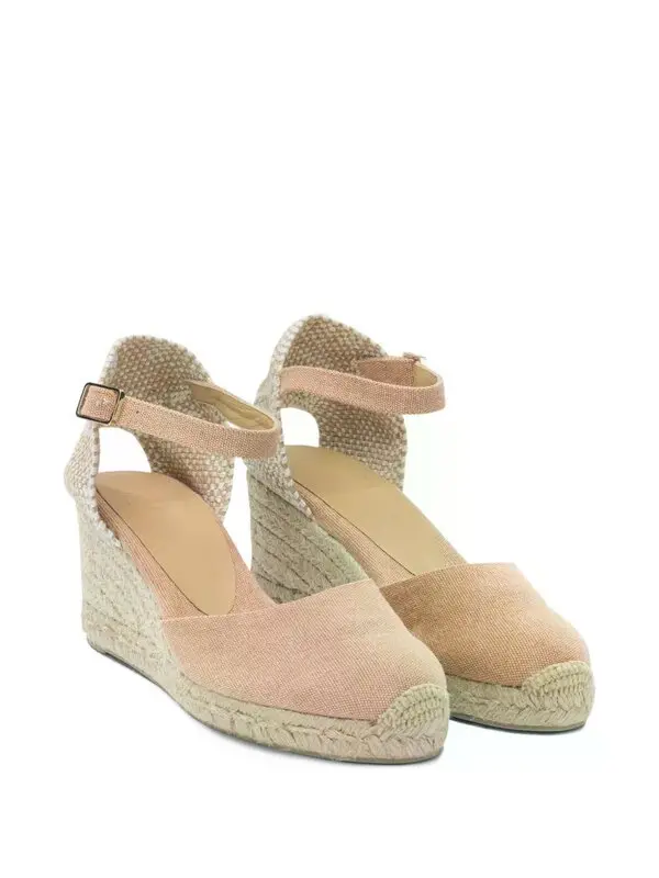 CastaÑer Carol Buckle-fastening Wedge Espadrilles - Pink