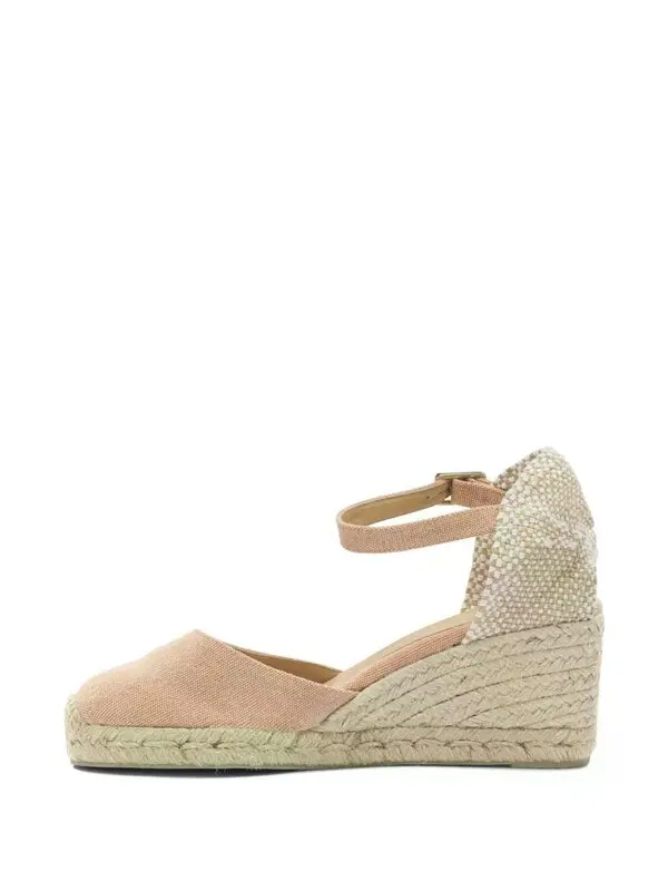 CastaÑer Carol Buckle-fastening Wedge Espadrilles - Pink