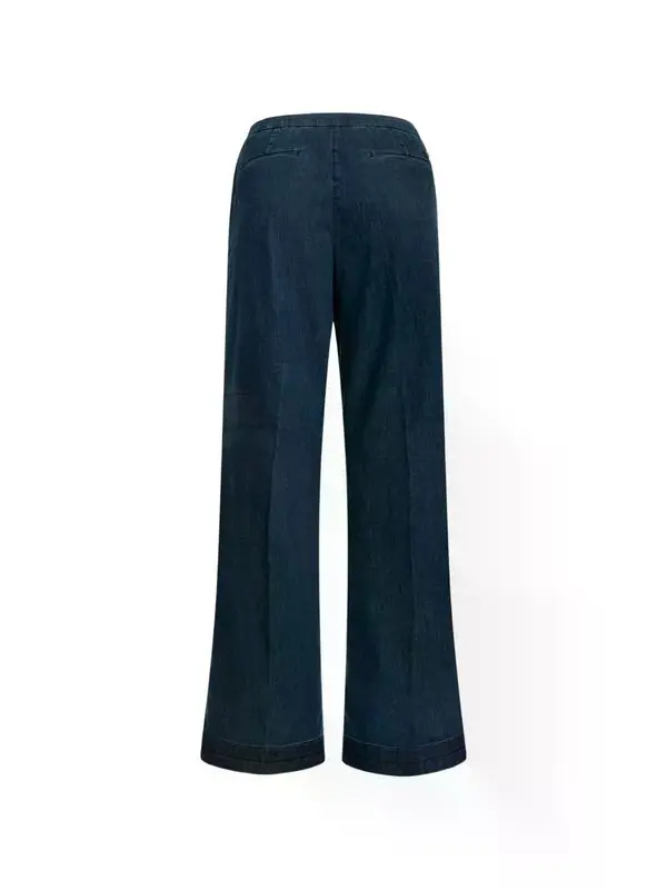 SHAFT JEANS Pressed-crease Wide-leg Jeans