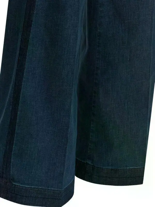 SHAFT JEANS Pressed-crease Wide-leg Jeans