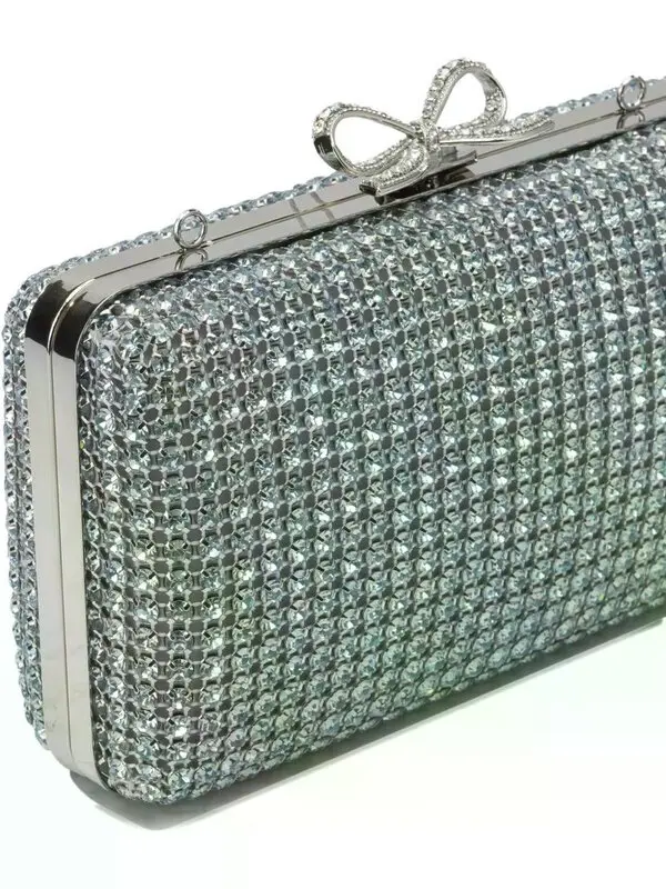 SELF-PORTRAIT Crystal-embellished Clutch Bag