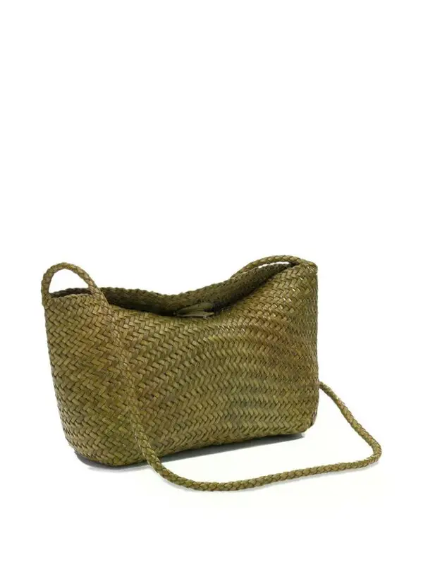 Dragon Diffusion Corsina Woven Shoulder Bag - Green