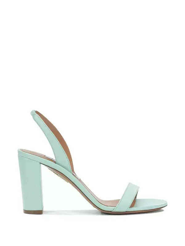 AQUAZZURA So Nude Block 85 Sandals