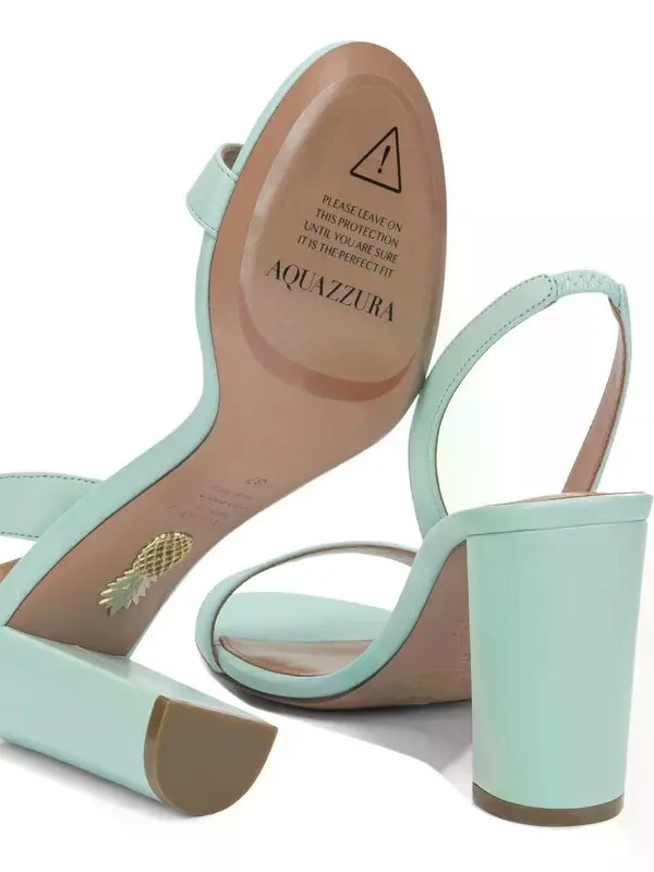 AQUAZZURA So Nude Block 85 Sandals