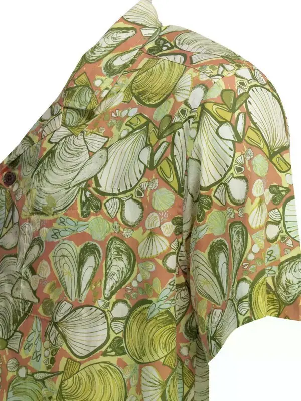 Patagonia Seashell-print Short-sleeve Shirt - Orange