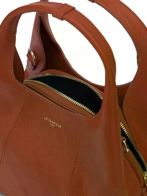 LE TANNEUR Grainy Leather Tote Bag