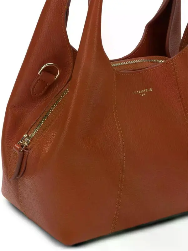 LE TANNEUR Grainy Leather Tote Bag