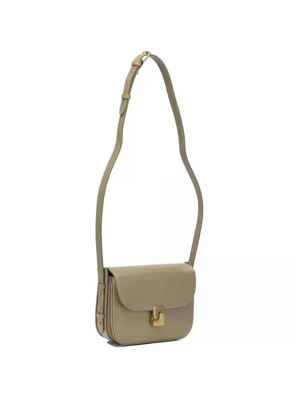 Soeur Mini Belissima Leather Crossbody Bag - Neutrals