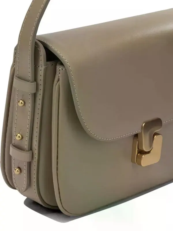 Soeur Mini Belissima Leather Crossbody Bag - Neutrals