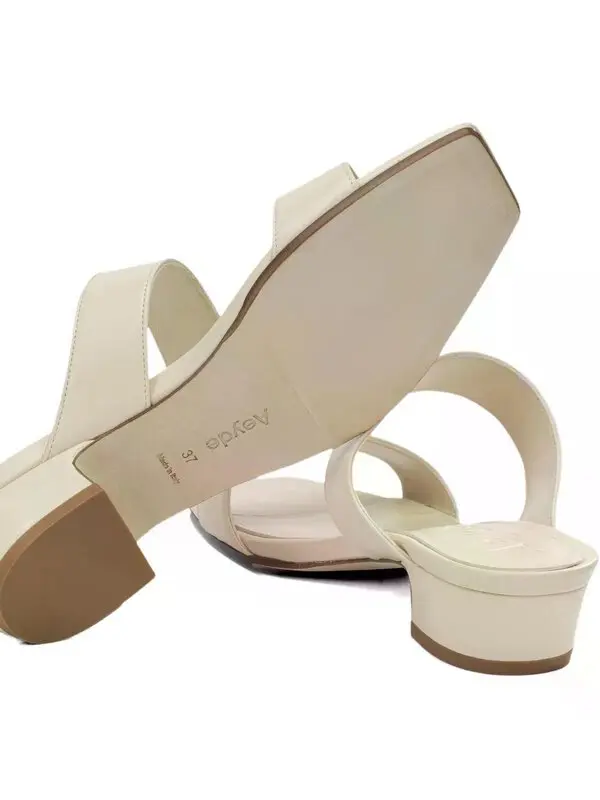 AeydĒ Kami Square-toe Sandals - Neutrals