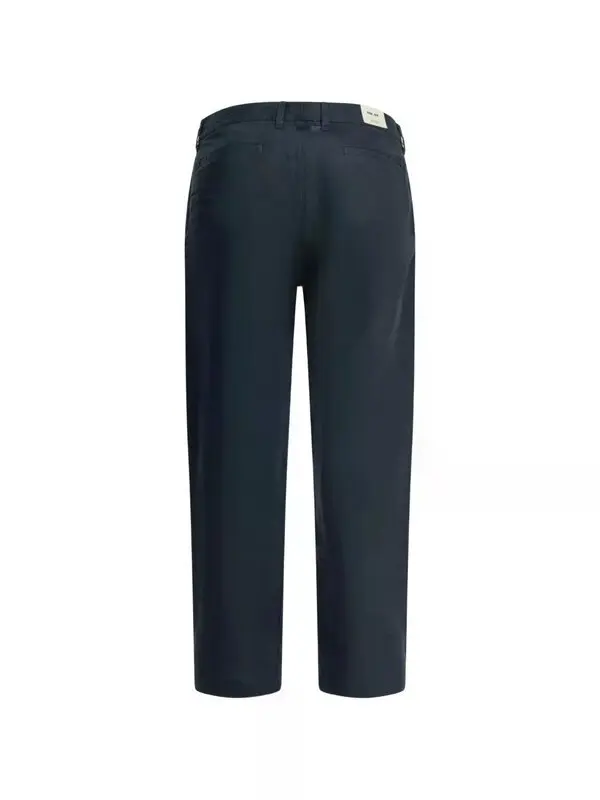 Nn07 Aden Straight-leg Linen Chinos - Blue
