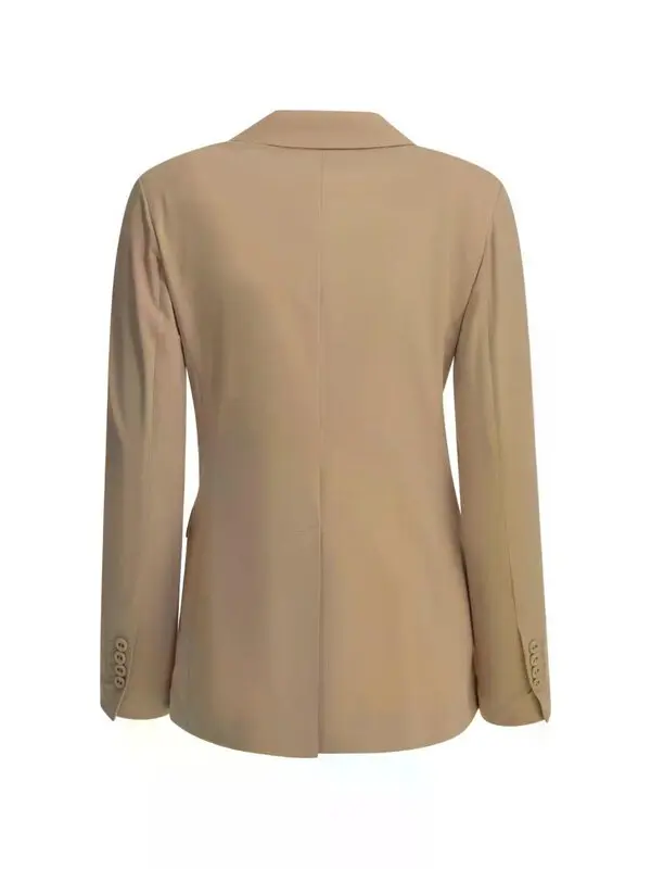 CIRCOLO 1901 Double-breasted Peak-lapel Coat - Neutrals